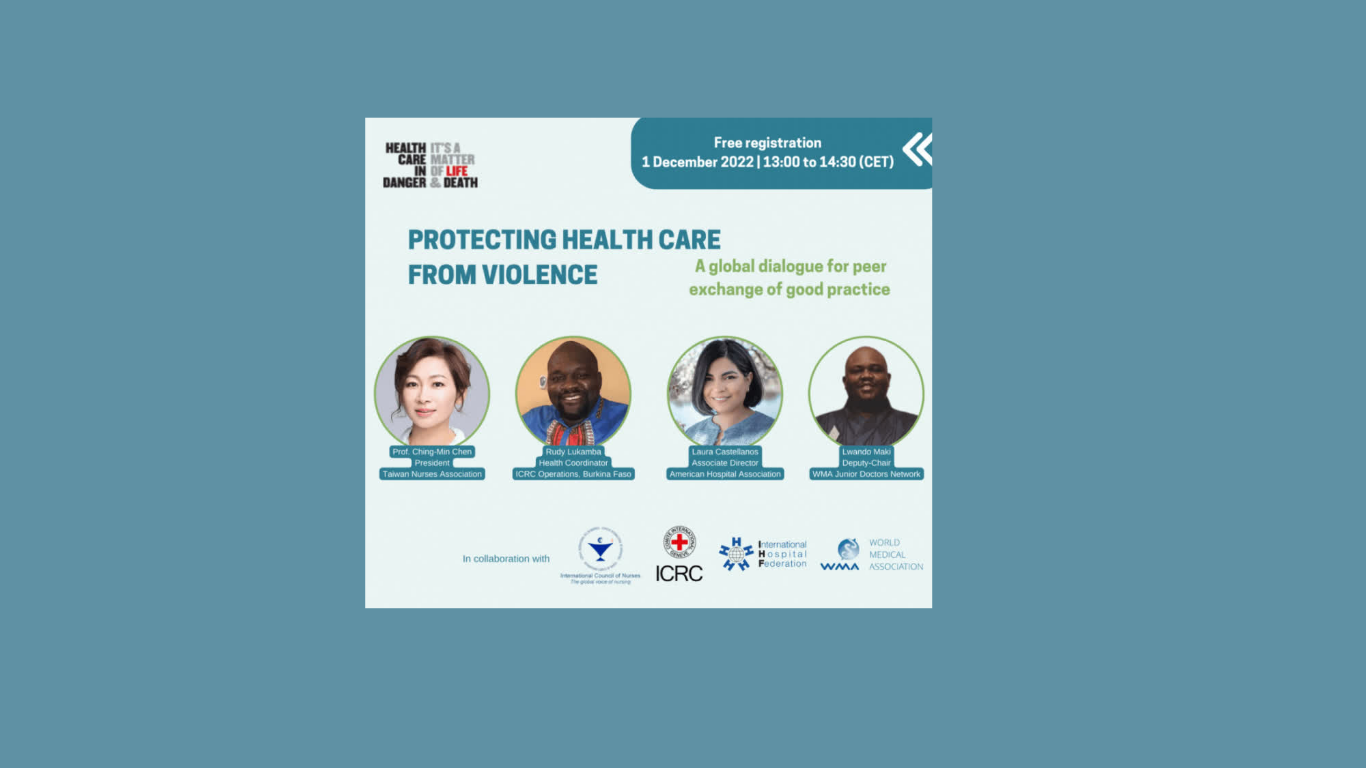 Protecting Health Care From Violence – A Global Dialogue For Peer ...